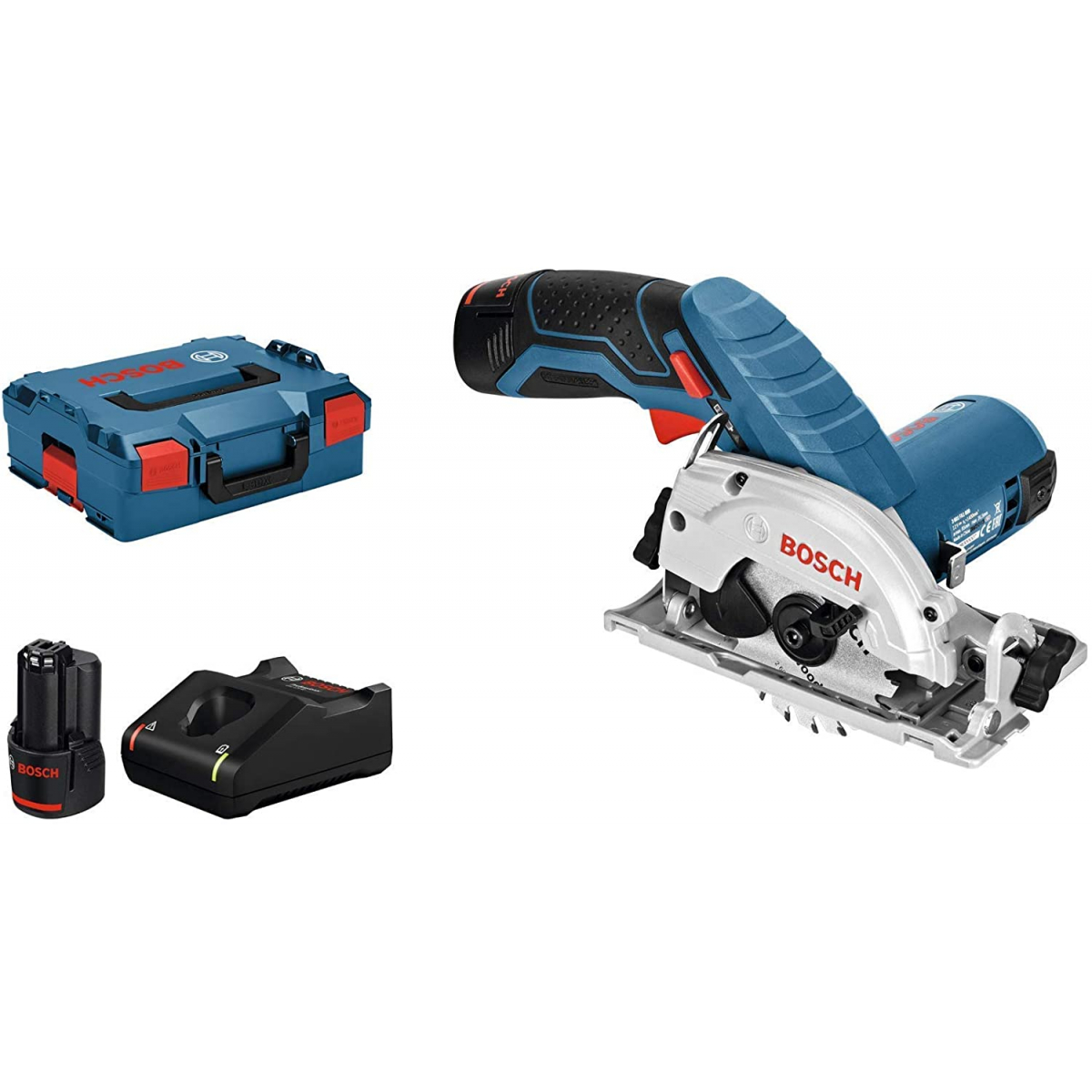 Bosch GKS 12V-26 Professional Scie circulaire sans fil + L-Boxx ... Bosch GKS 12V-26 Professional Scie circulaire sans fil + L-Boxx ...