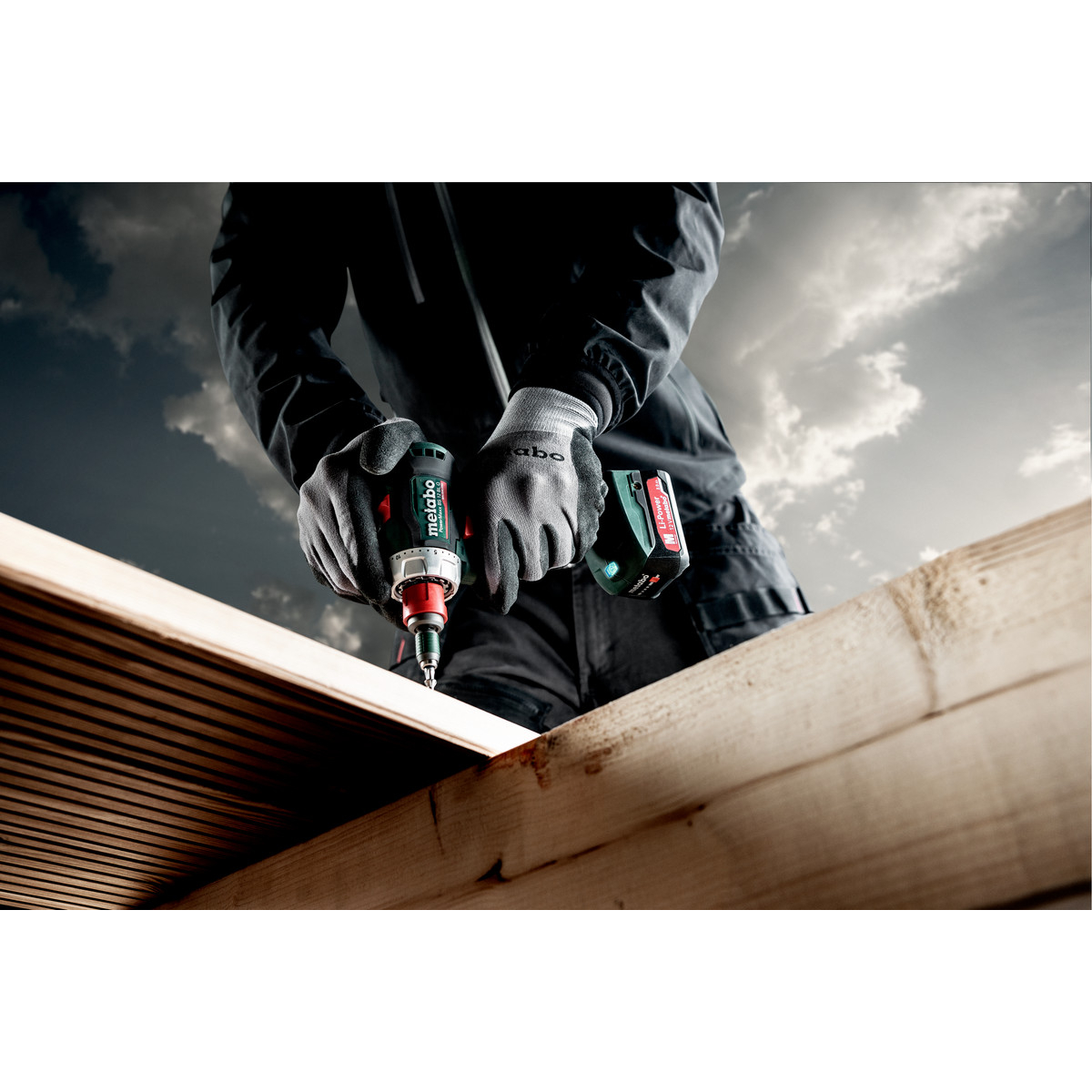 Metabo PowerMaxx BS 12 BL Q Perceuse, Visseuse 12V 2x2Ah Li-ion (601039500)