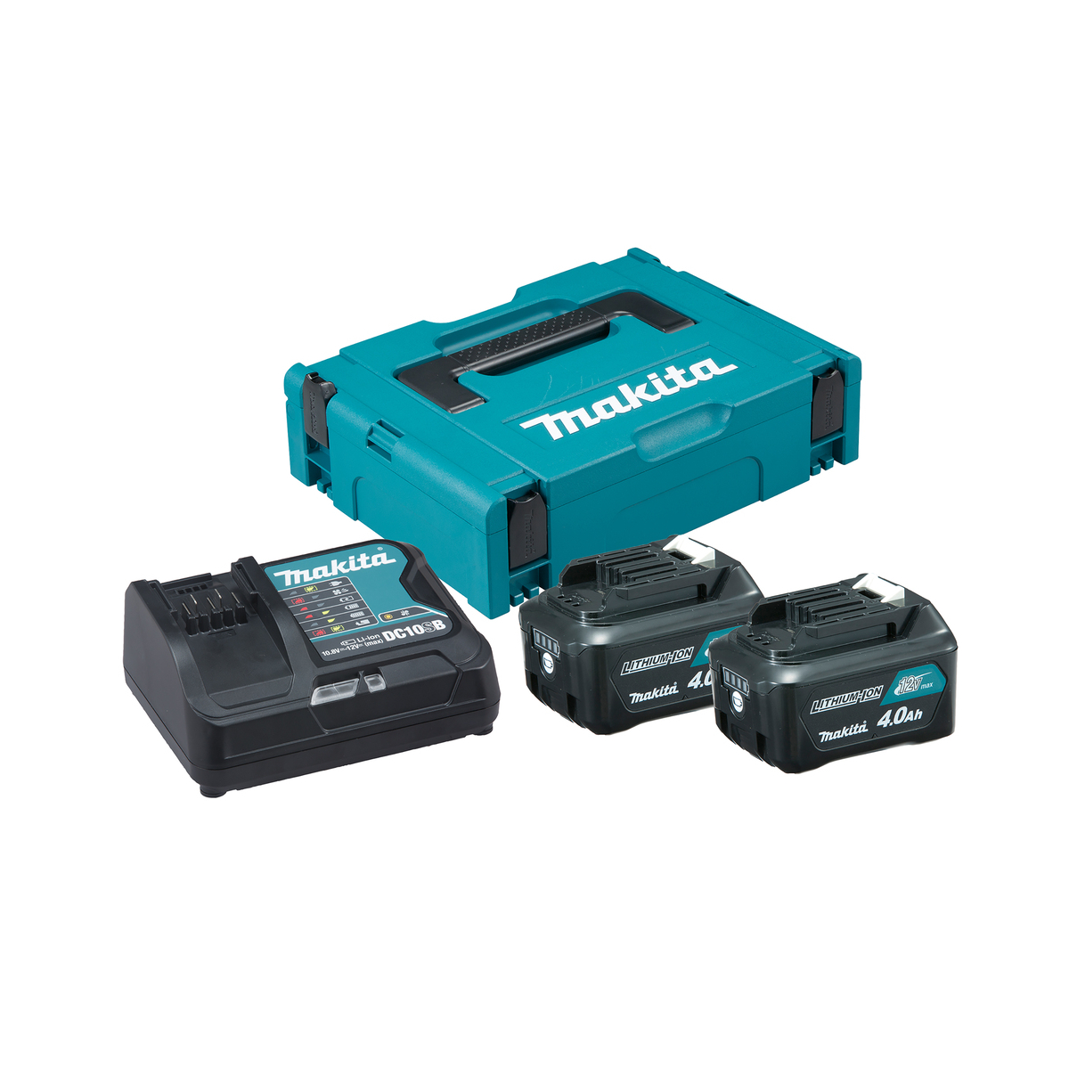 Makita Pack Énergie 12V CXT 4Ah (2 batteries BL1041B + 1 chargeur ...